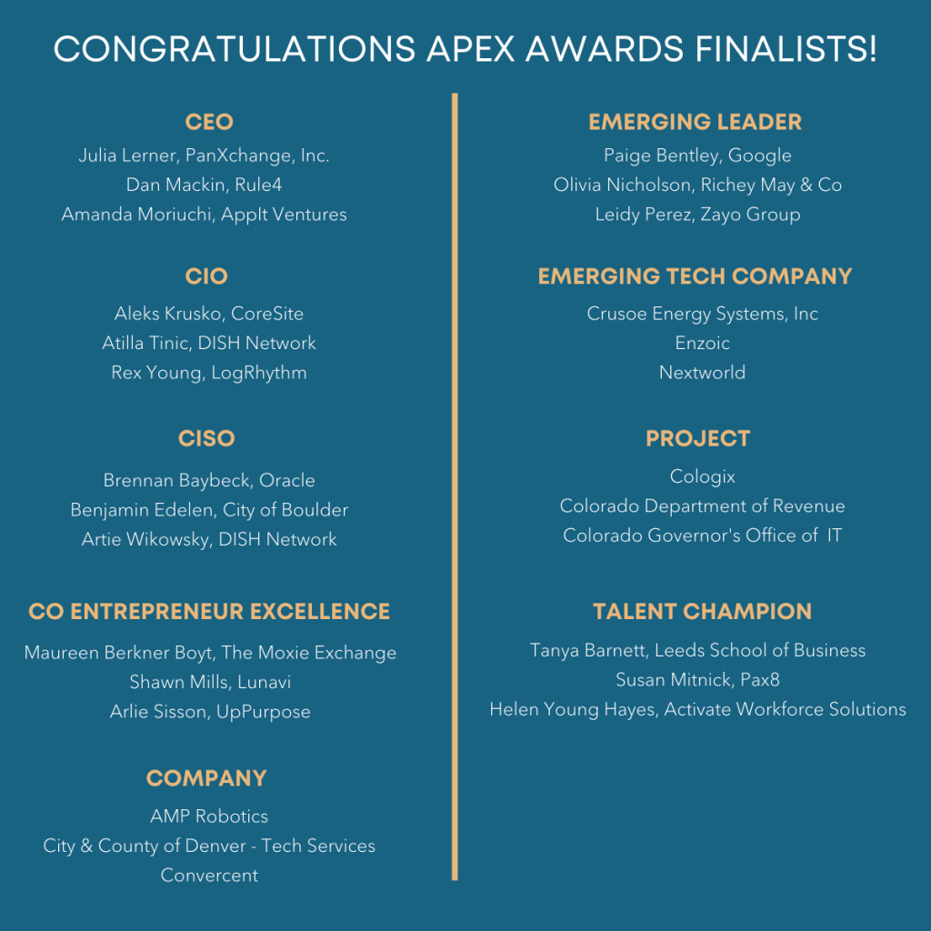 APEX Awards - Colorado Technology Association